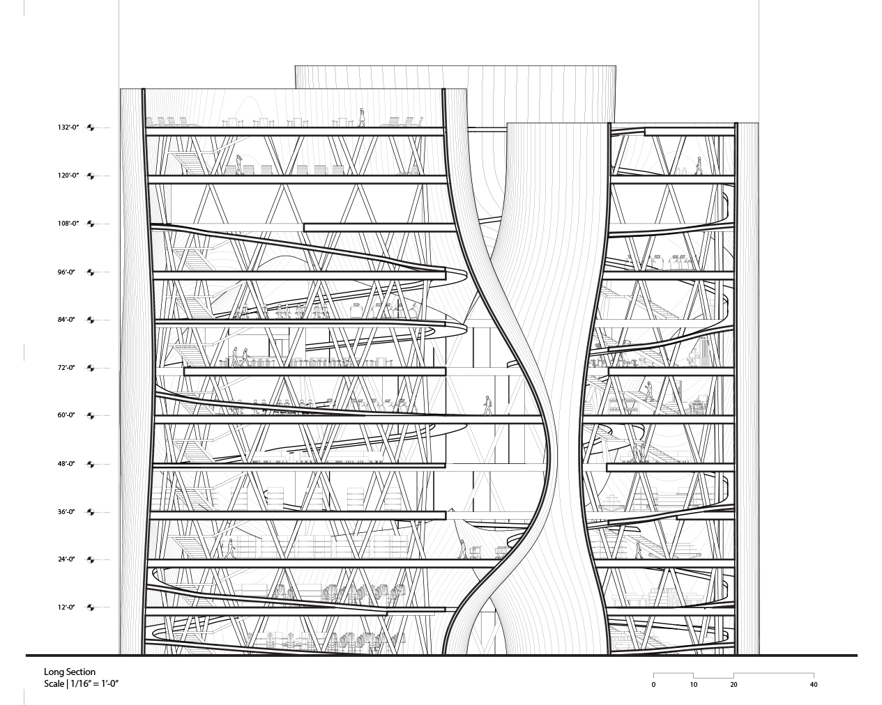 UCLA Architecture and Urban Design | Section and Elevation